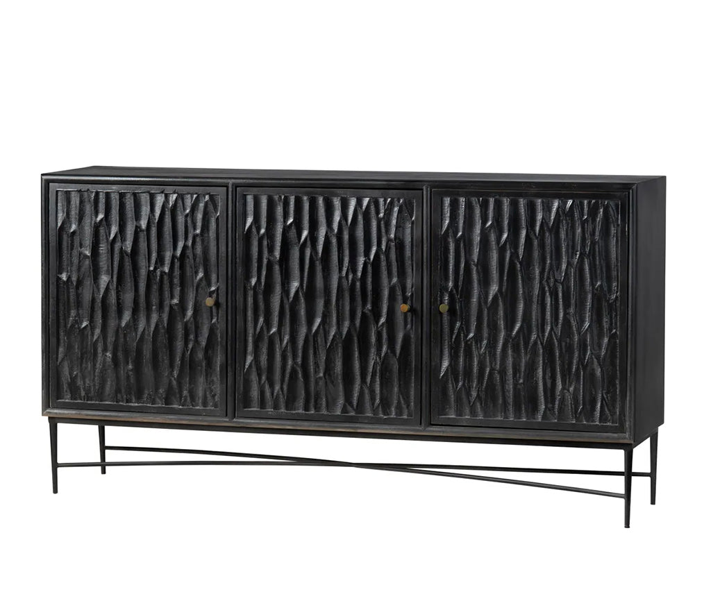 Sideboard Richard Black 3 Doors – Designer Furniture Co.Ltd